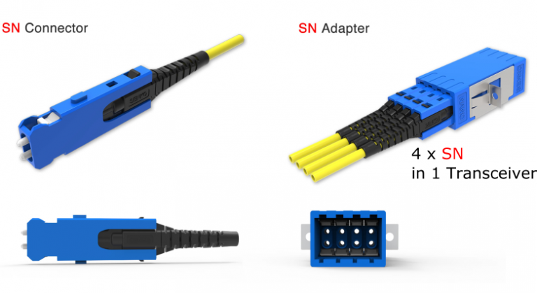 Media Connector for Fiber Optic Cable